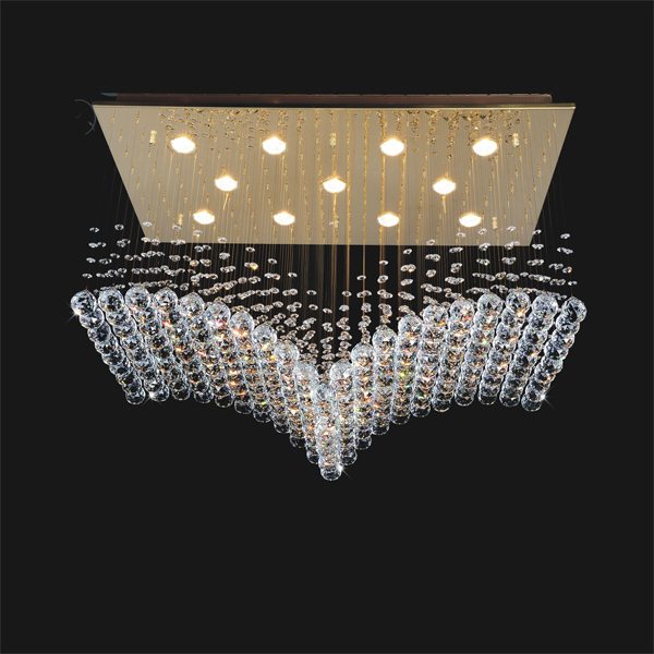 Custom lighting fixture crystal ceiling lamp - SV Llighting